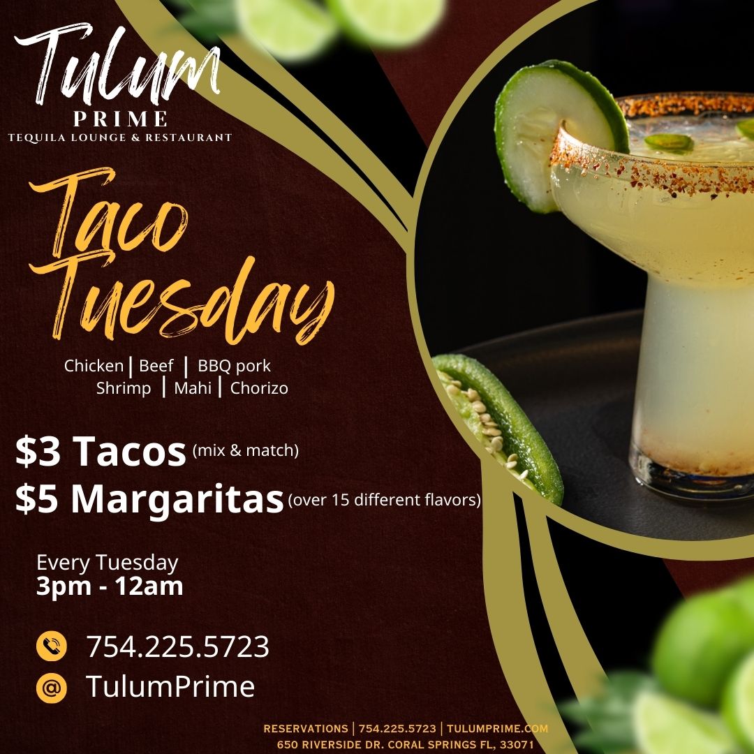 Tulum Prime Tequila Lounge & Restaurant | Coral Springs, FL